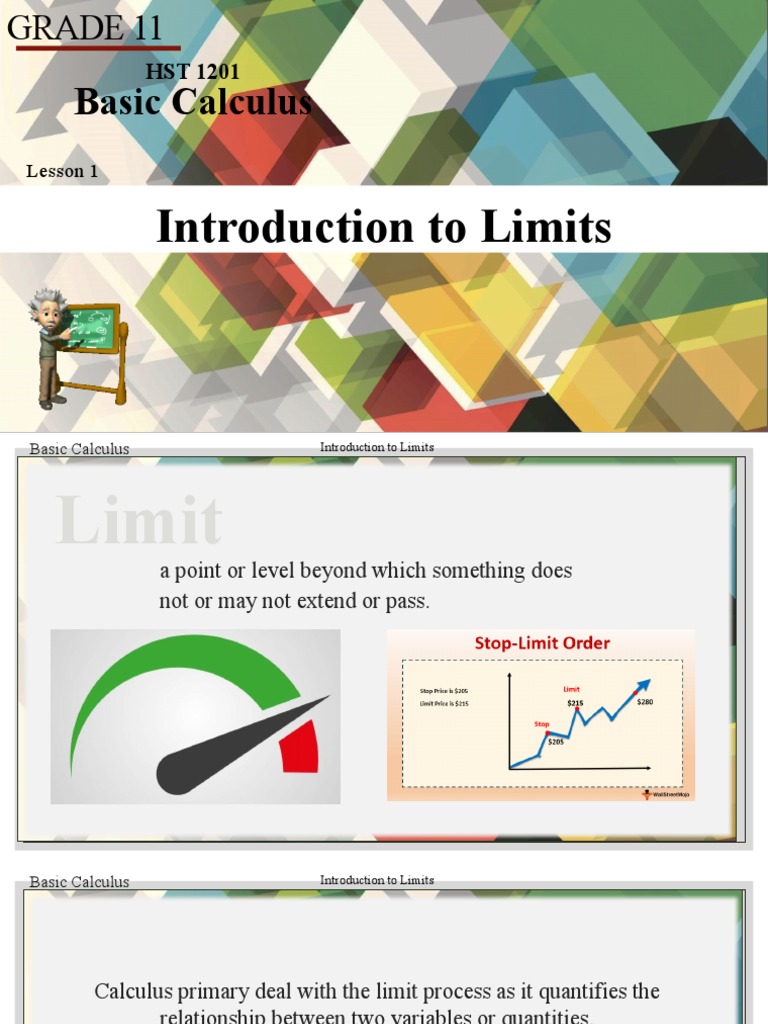 HST 1201 - WLP 1 - Introduction To Limits | PDF | Limit (Mathematics) | Calculus