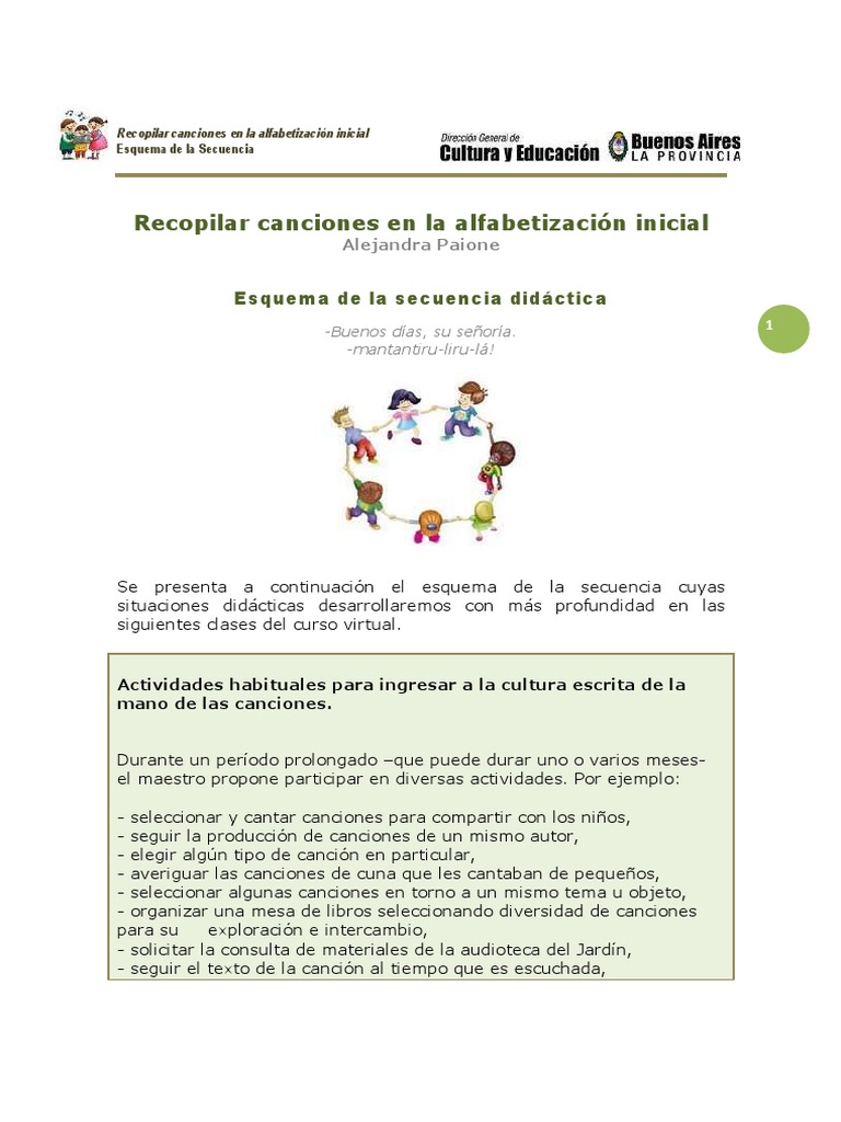 Esquema de La Secuencia Did Ctica | PDF