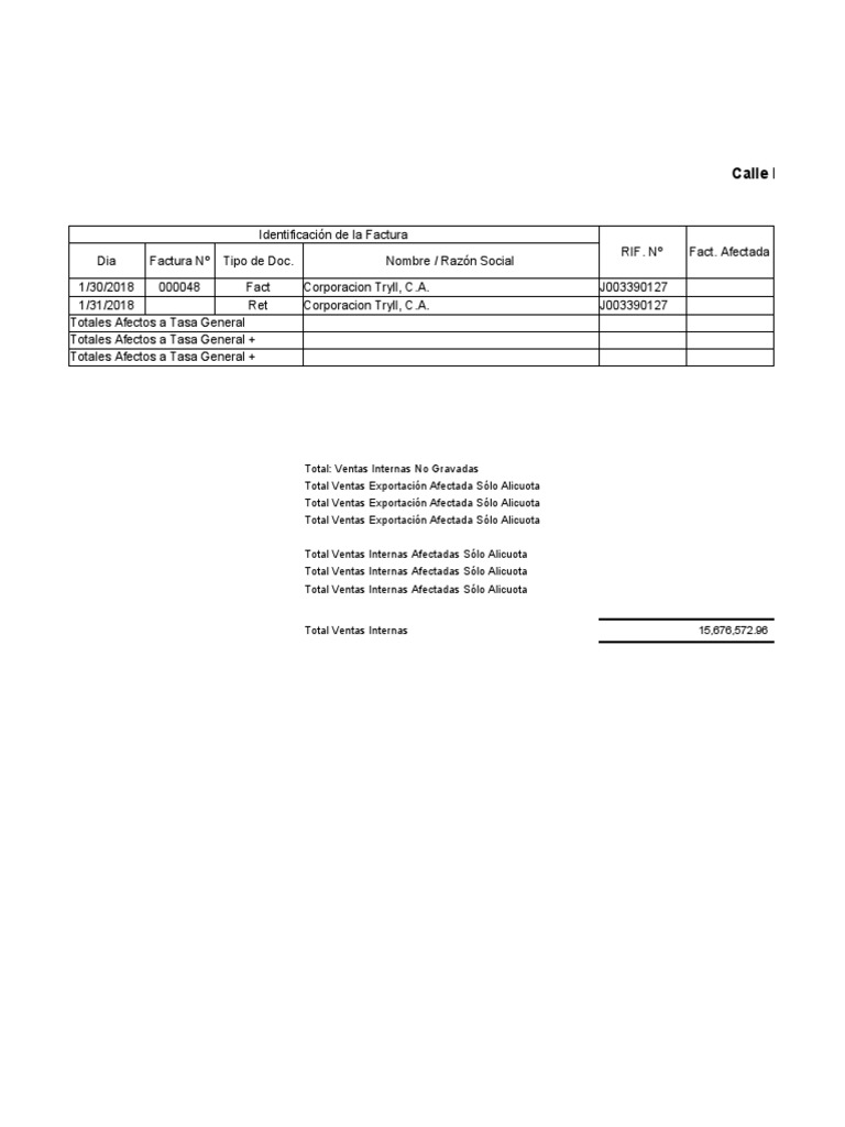 Libro de Vtas 2020 Restaurado | PDF | Impuesto al valor agregado | Factura