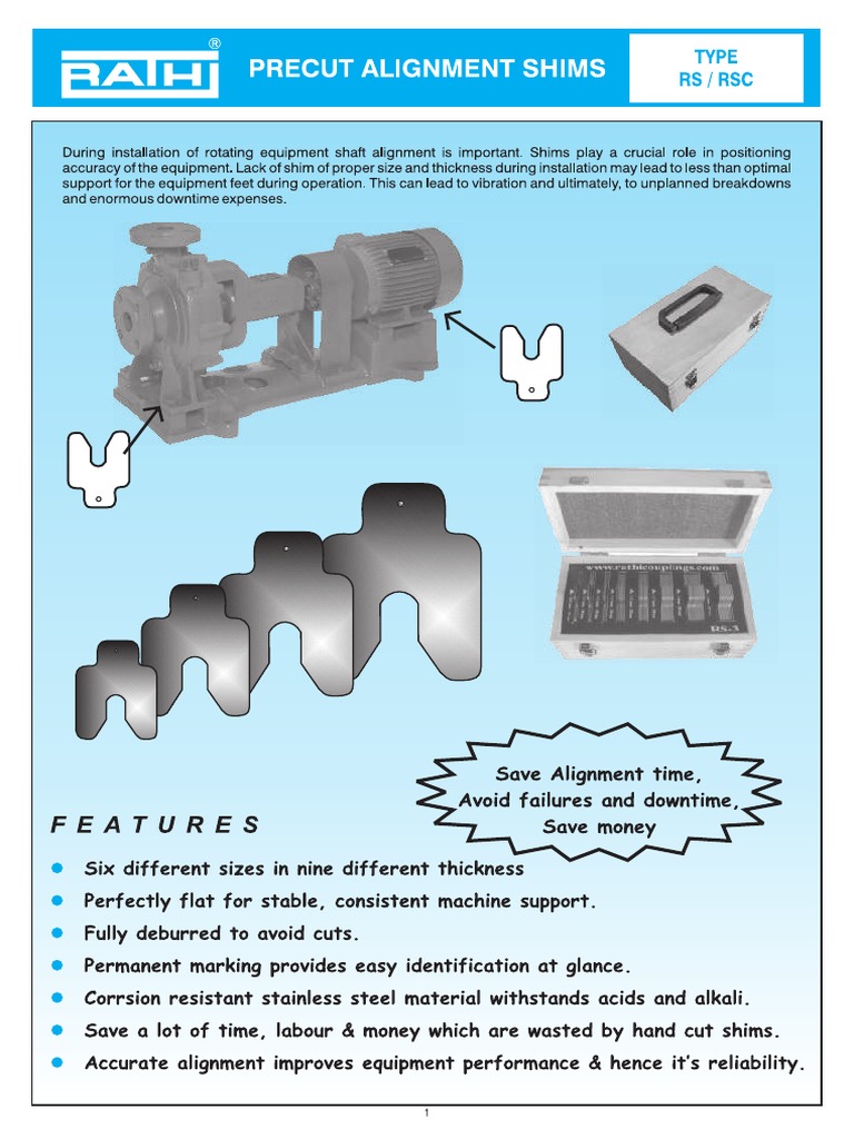 Precut Shim RS RSC | PDF