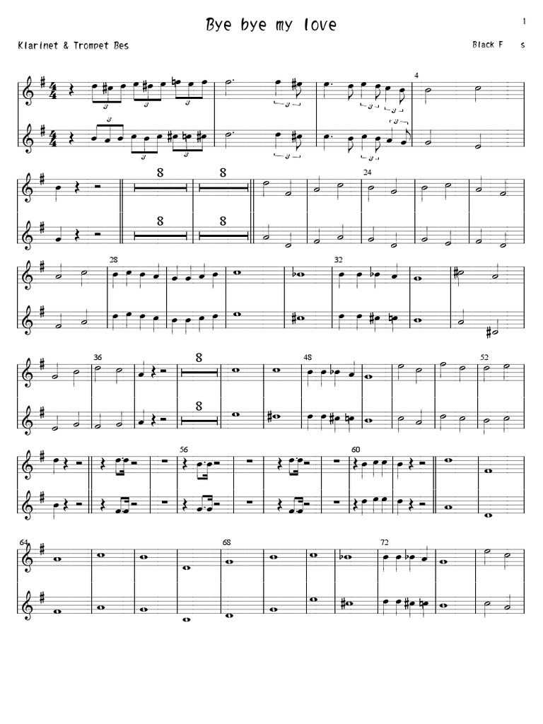 Bye Bye My Love Bes | PDF