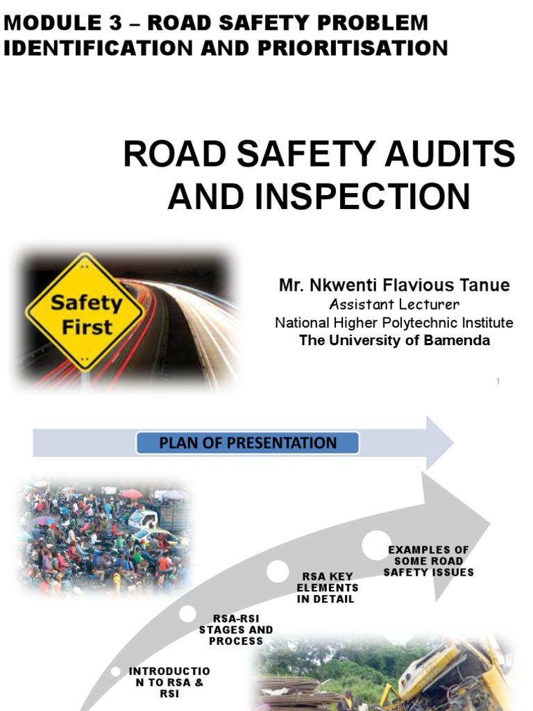 Road Safety Module 3 Presentation Nkwenti | PDF | Road Traffic Safety ...