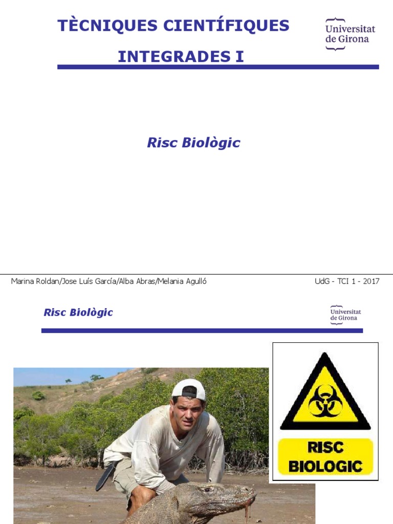 Risc Biològic 17 - 18 - Tema TCI(s) | PDF