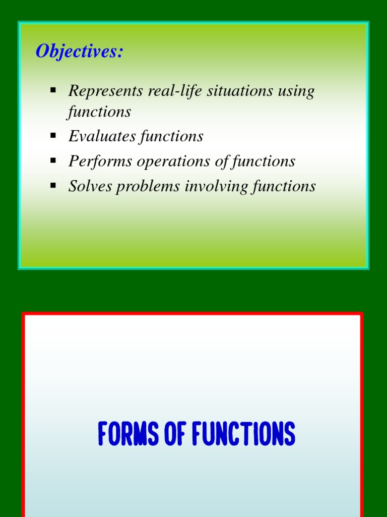 Instructional Material Week 3 Evaluating Functions Pdf Function