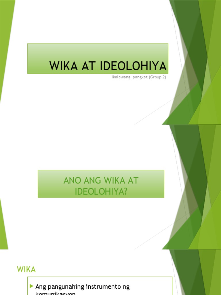 Ikalawang Pangkat 1 | PDF