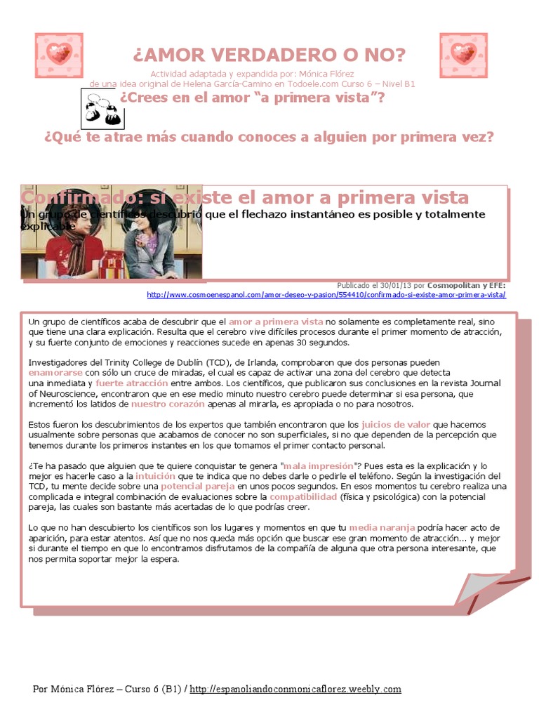 n6c13 Subjuntivo Hablemos de Sentimientos | PDF | Amor