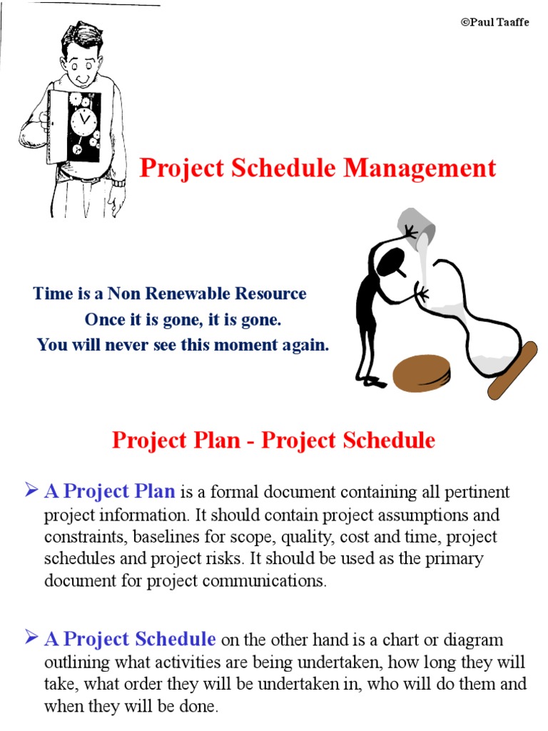Project Schedule Management | PDF | Project Management | Business