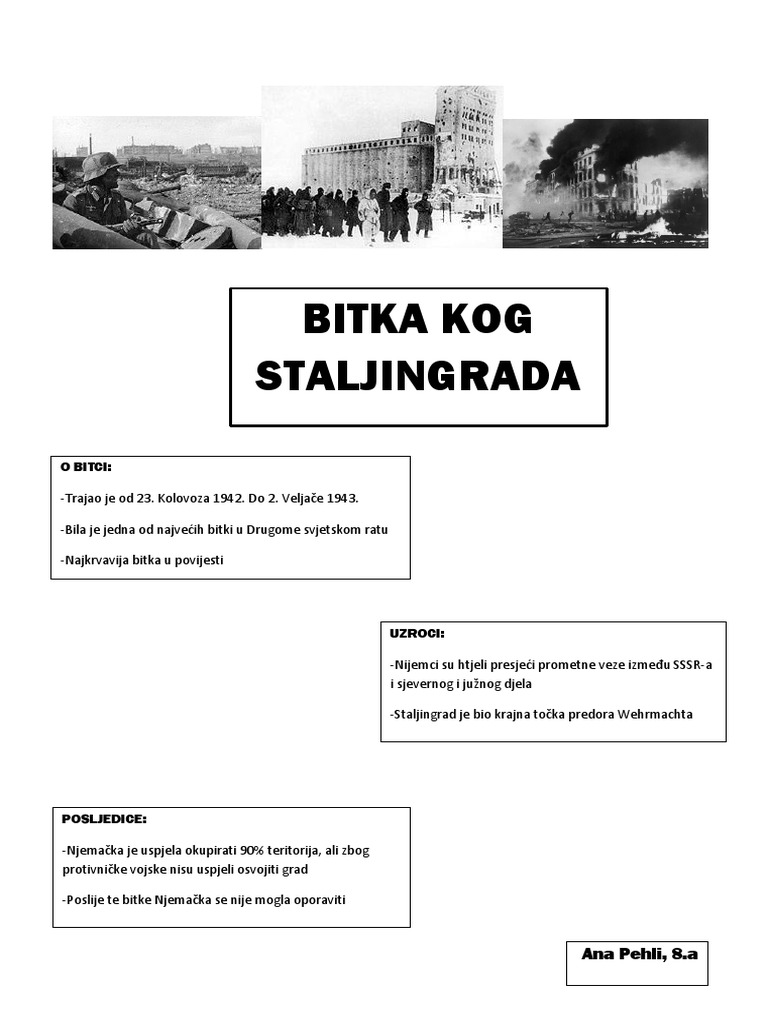 BITKA KOD STALJINGRADA - Ana Pehli | PDF