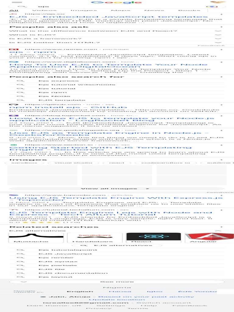 Ejs - Google Search | PDF | Java Script | Internet