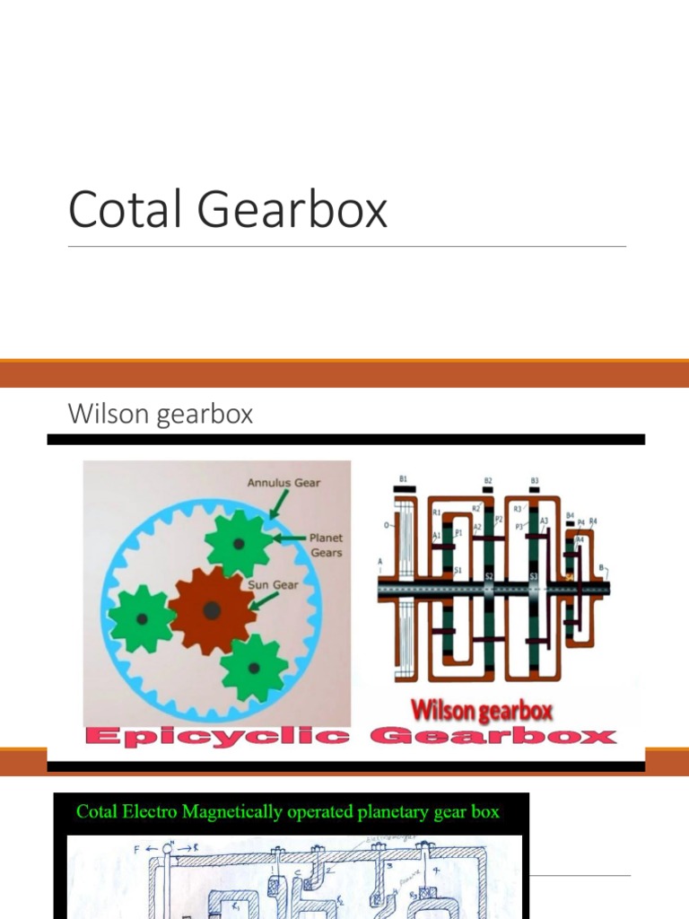 Cotal Gearbox | PDF