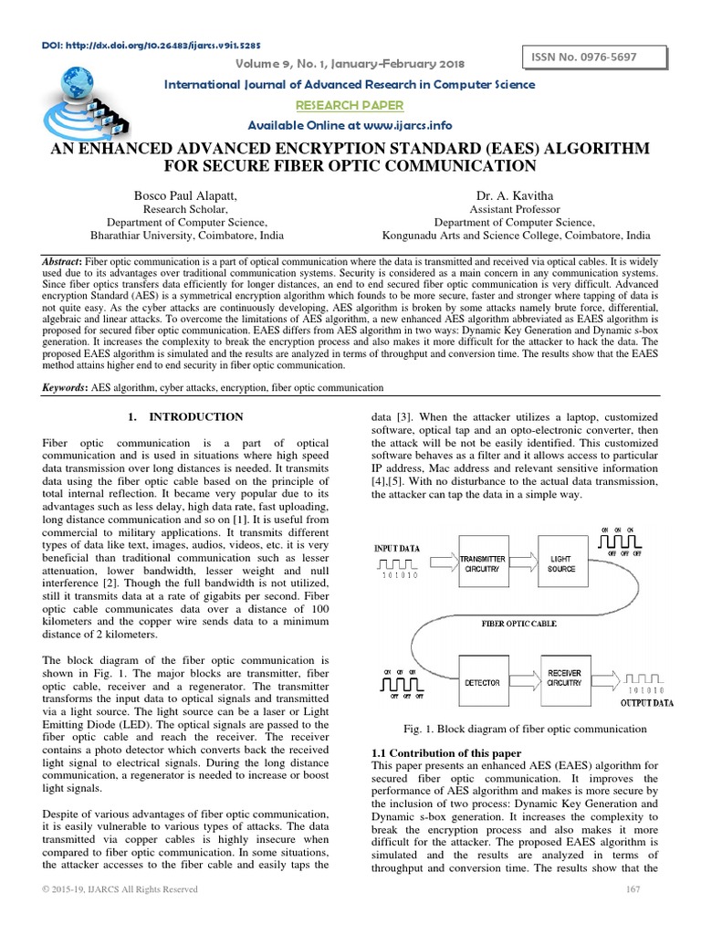 An Enhanced Advanced Encryption Standard (Eaes) Algorithm For Secure ...