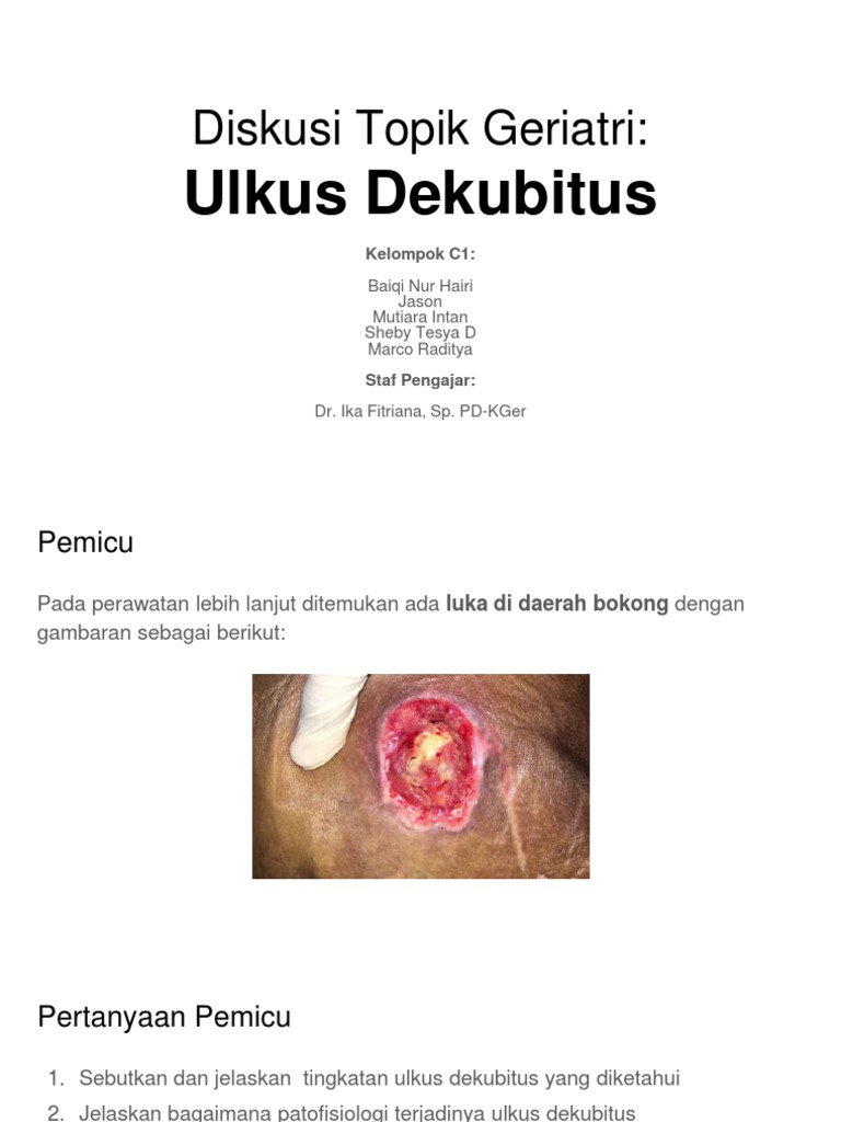 C1 - Ulkus Dekubitus | PDF