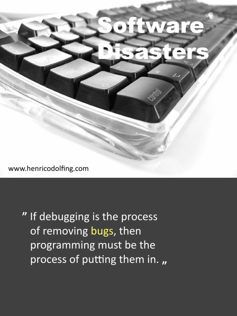 01-Software Disasters - Some Examples - SS 2014 | PDF