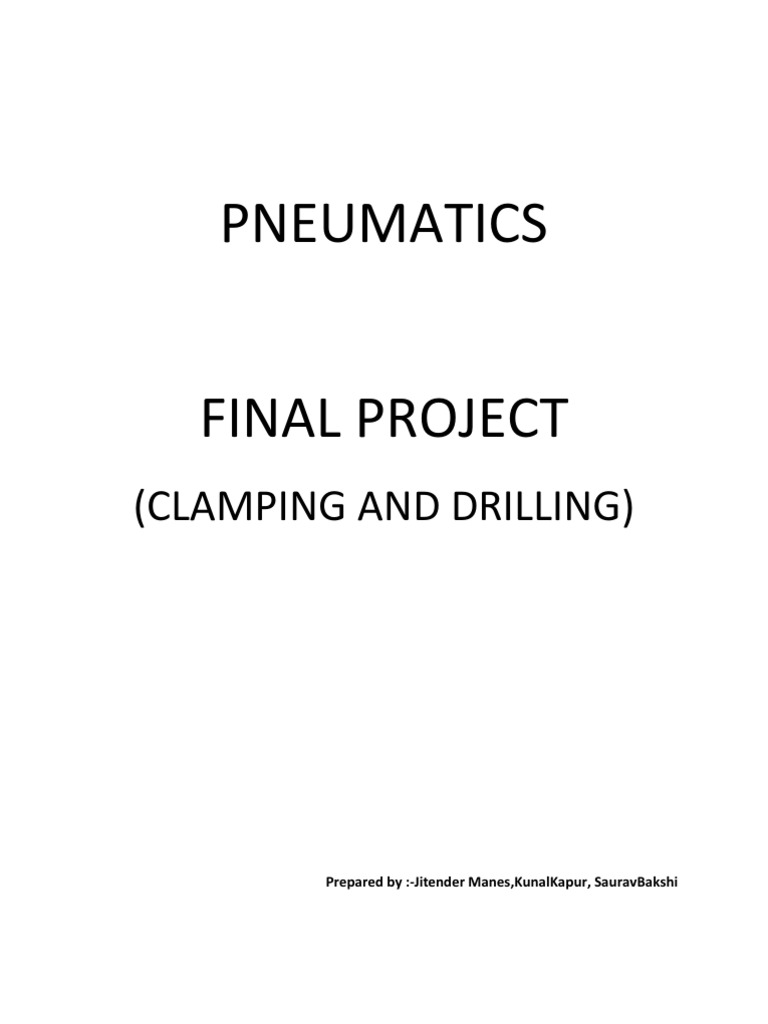 PNEUMATICS Final Project | PDF