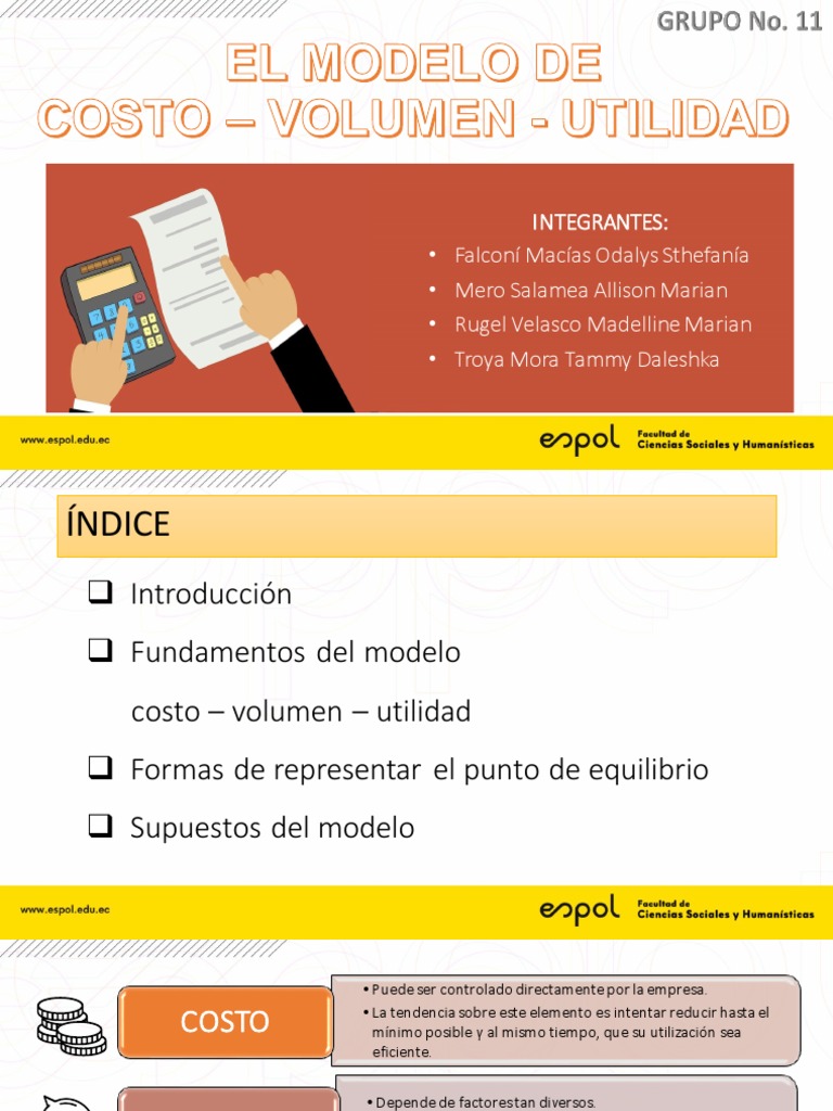 El Modelo Costo Volumen Utilidad-1 | PDF | Mercado (economía) | Economias