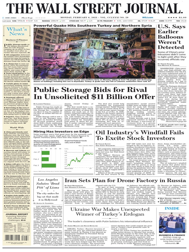 WSJ 0602 | PDF | Recession | Federal Reserve