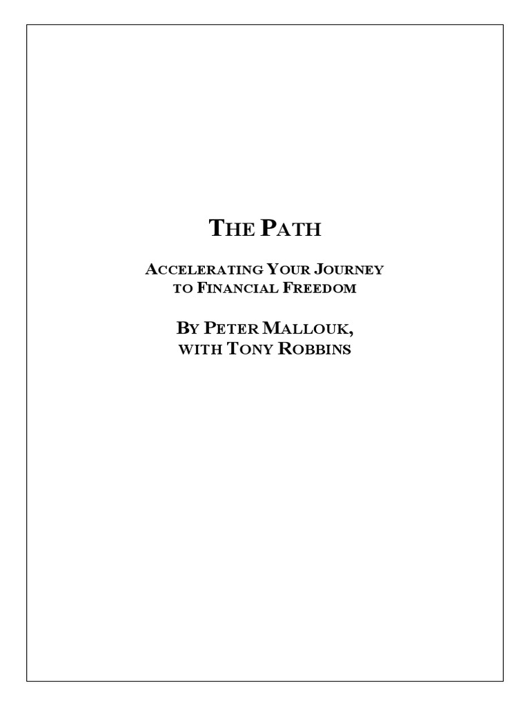 The Path - Anthony Robbins | PDF