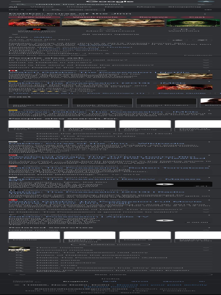 Dabbe The Possession - Google Search | PDF