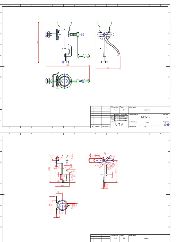Cad Proyecto | PDF | Materiales de construcción | Rieles