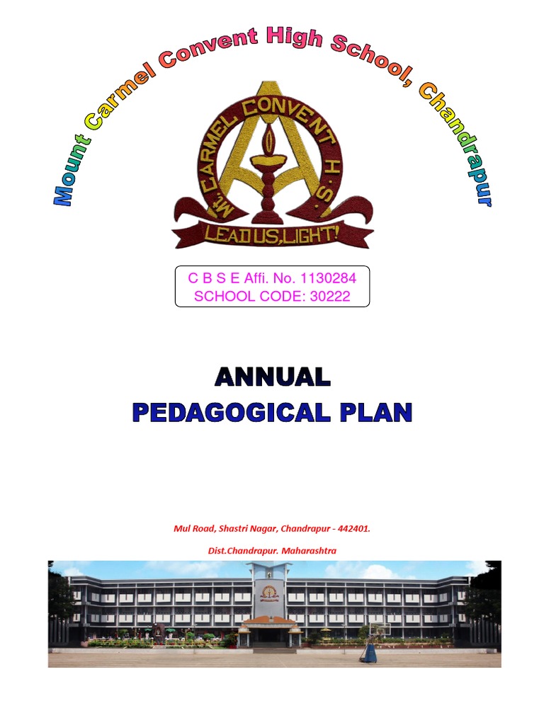 Annual Pedagogical Plan | PDF | Teachers | Educational Assessment