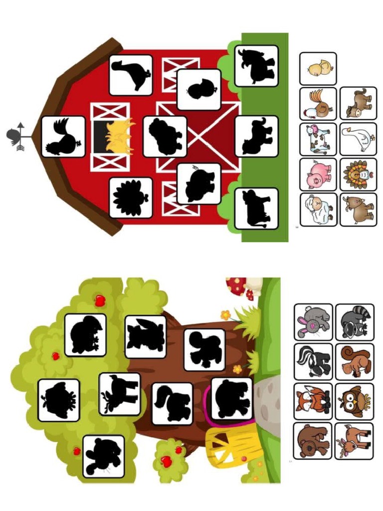 Animais Da Quinta e Animais Selvagens | PDF