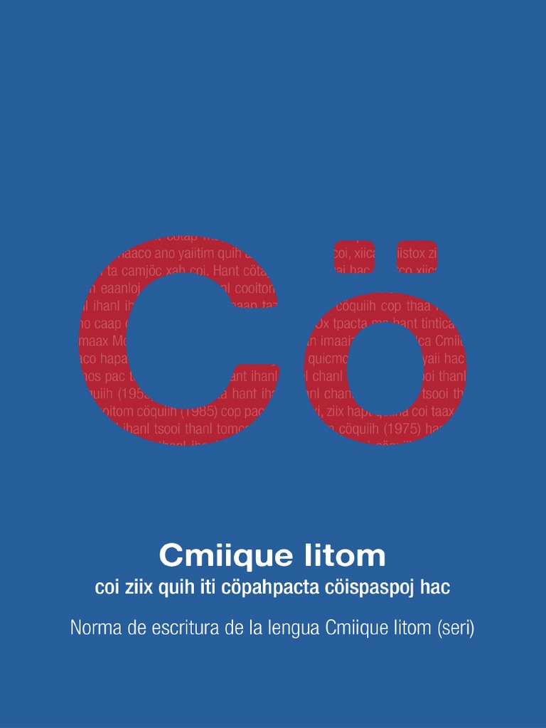 Regla para La Lengua Seri | PDF | Lingüística | Comunicación humana