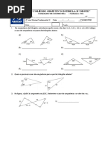 Atividade Simetria | PDF | Geometria Elementar | Simetria