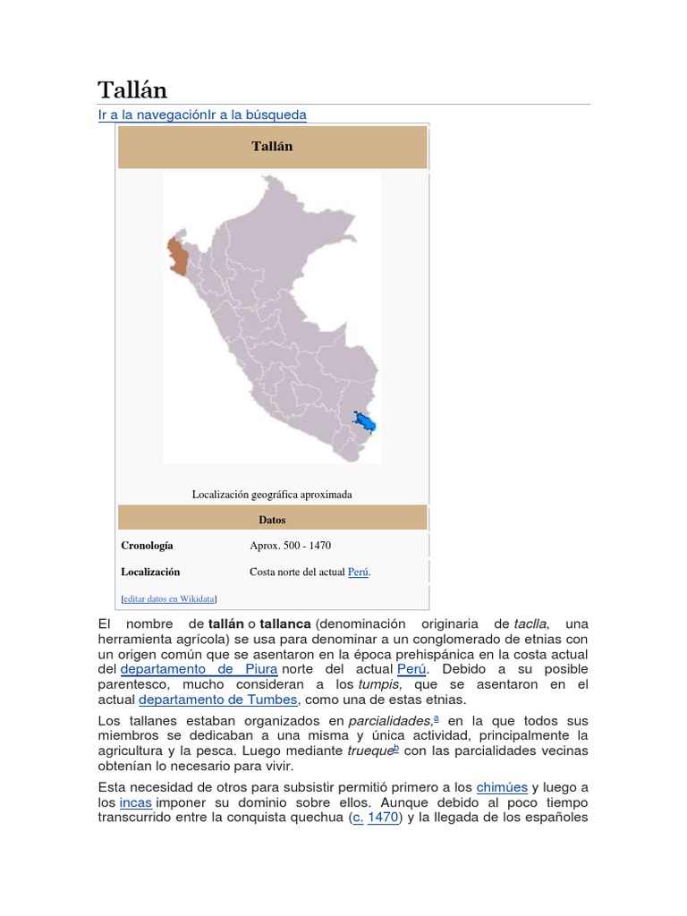 Cultura Tallan | PDF