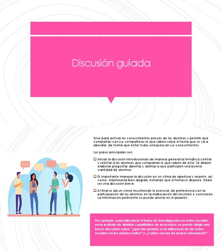 Discusión Guiada | PDF