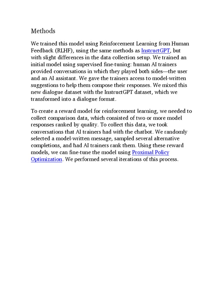 Methods of Chat GPT | PDF