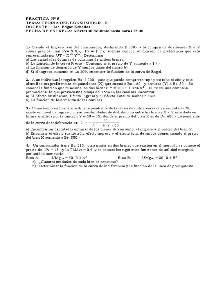 Pract 5 Consu II 2020) | PDF