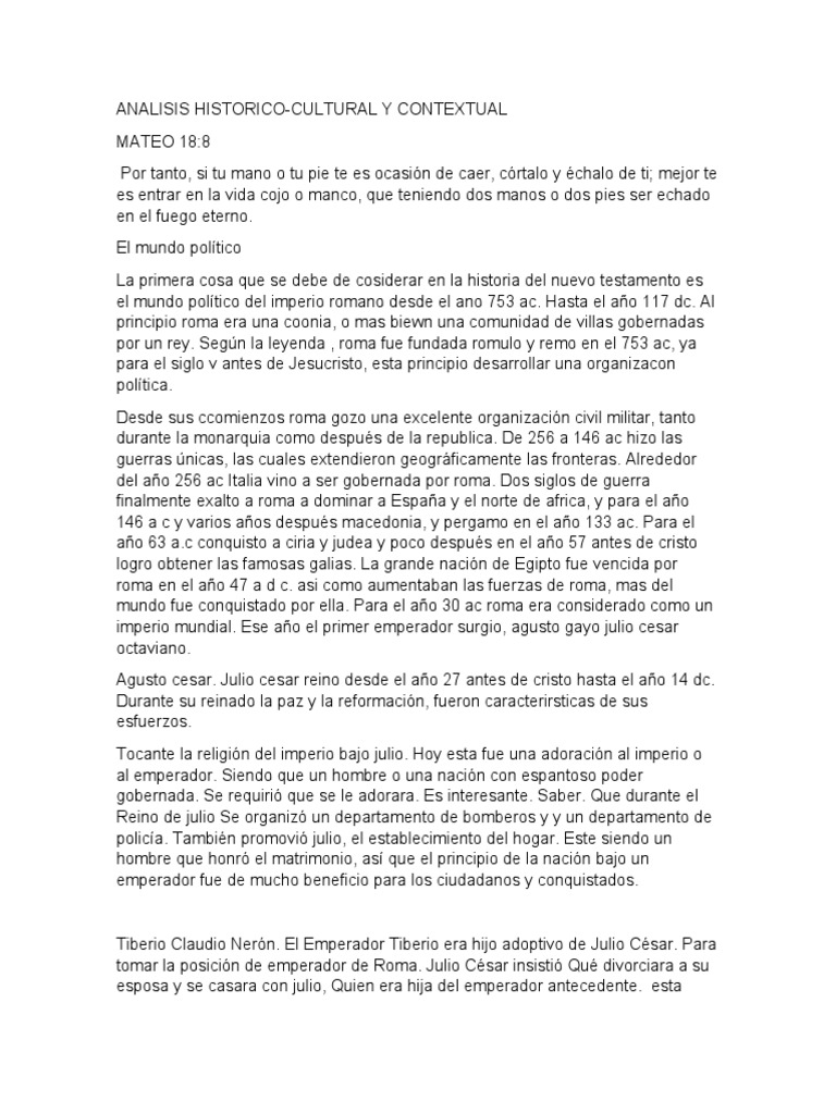 Trabajo de Hermeneutica | PDF | Titus | Nerón