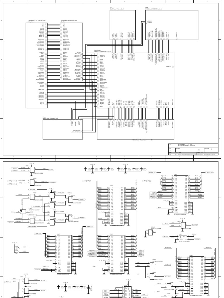 PXA270 DIMM Base Board-Schematic | PDF