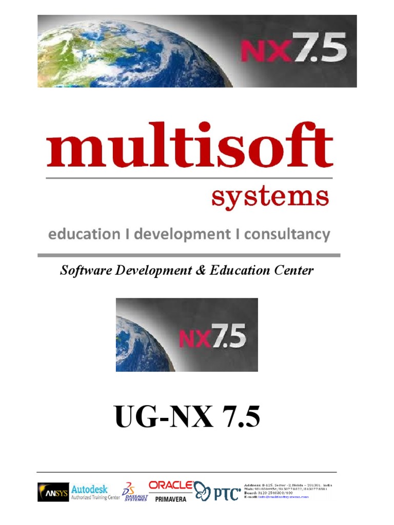 UG-NX 7.5: Software Development & Education Center | PDF ...