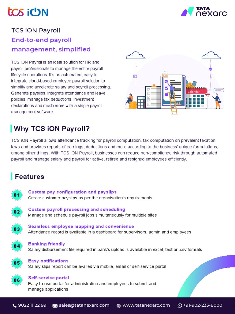 Tcs Ion Payroll Software | PDF | Payroll | Paycheck