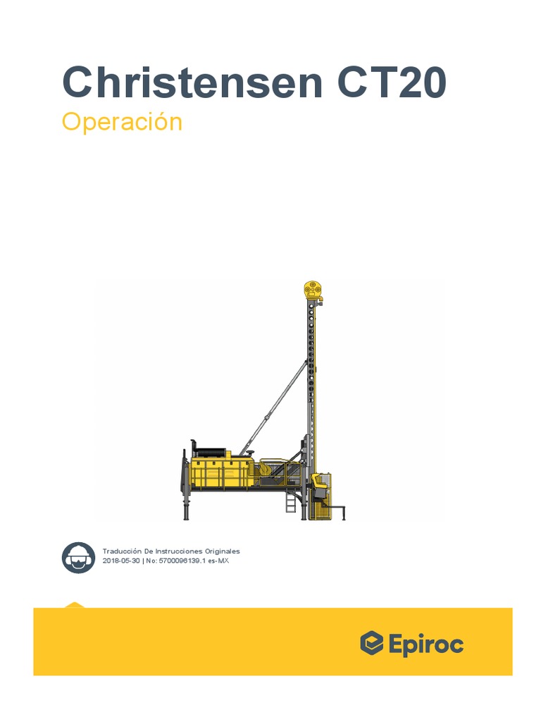 5700096139.1 es-MX CT20 - Operation | PDF | Perforación | Motores