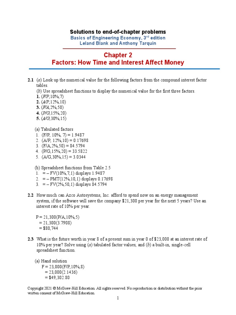 Blank 3e ISM Ch02 | PDF | Interest | Interest Rates