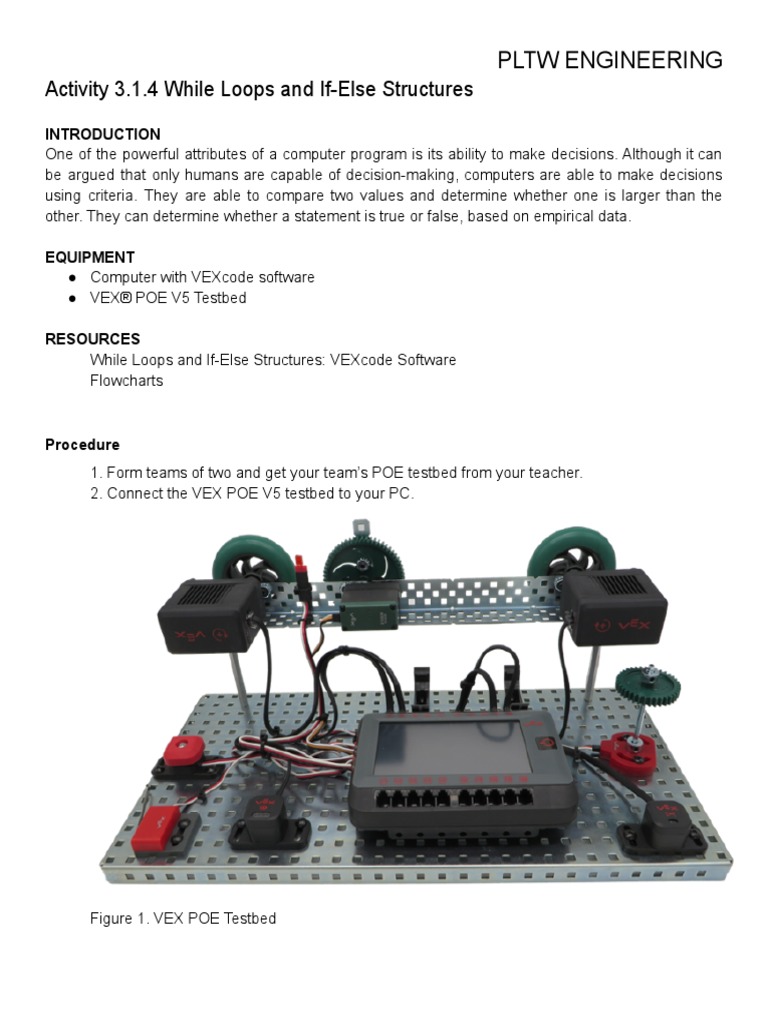 3.1.4 While Loops and If-Else Structures | PDF | Control Flow | Computer Program