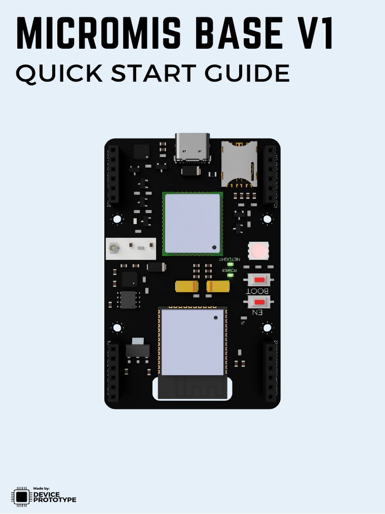 Micromis Base V1 - Quick Start Guide | PDF | Modem | Computer Network