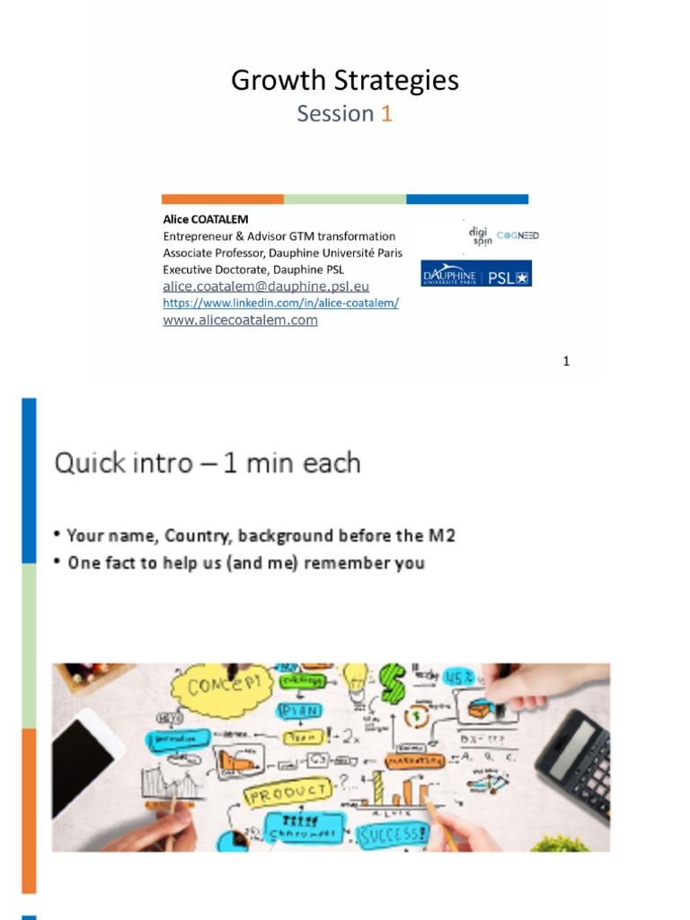 Session 1 GTM | PDF | Marketing | Sales