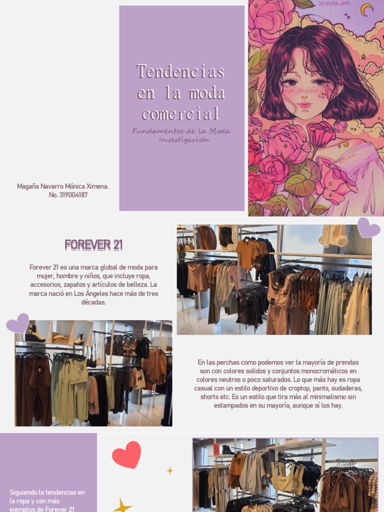 Tendencias en Moda Comercial. Fundamentos de Moda | PDF | Moda | Ropa