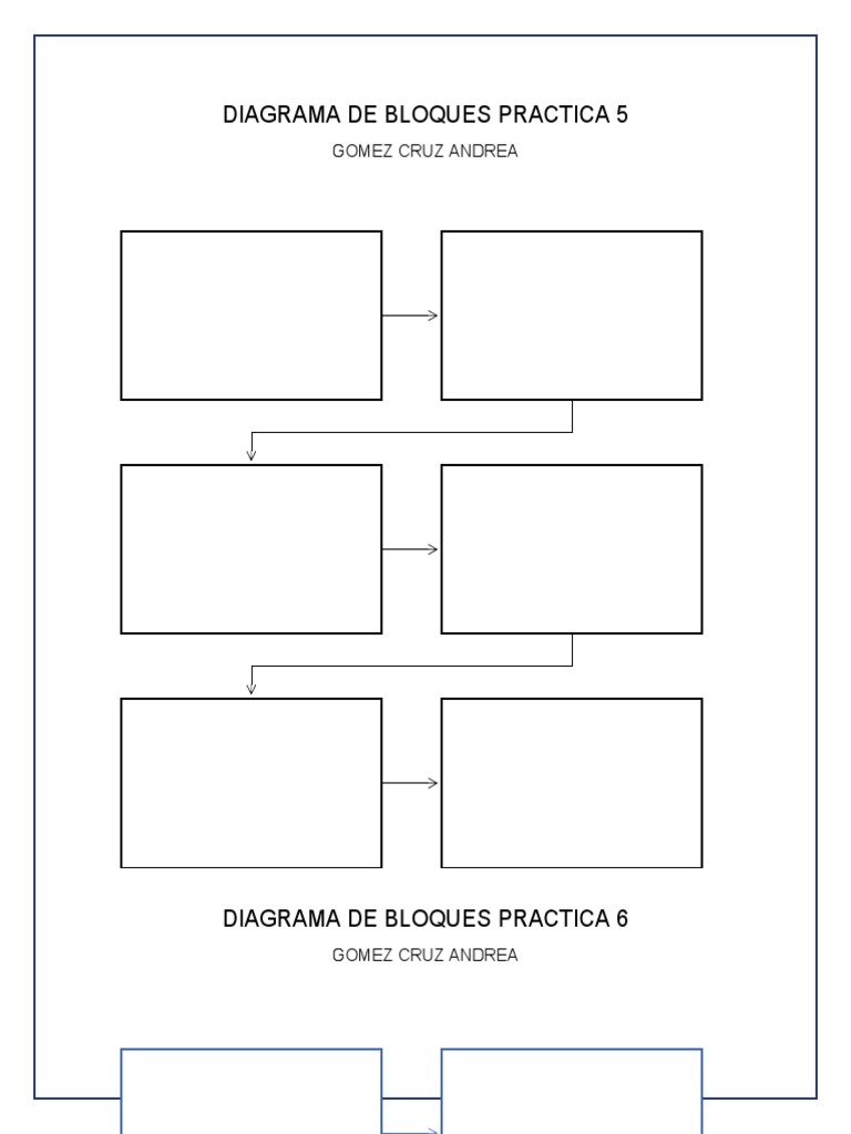 Diagrama de Bloques Practica 5 | PDF