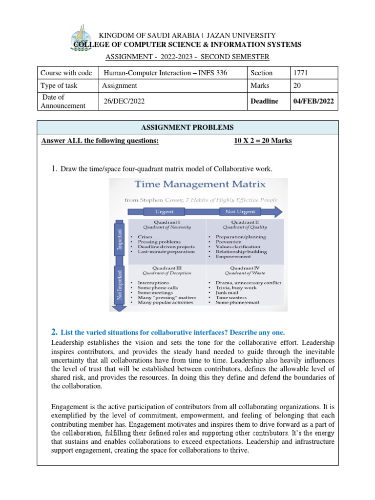 INFS 336 - Assignment | PDF | Computing