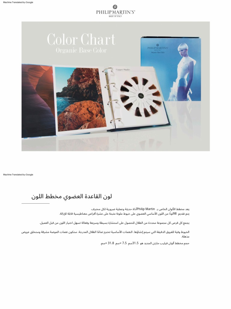 Philip Martins Hair Color Chart Single Pages 03201 | PDF