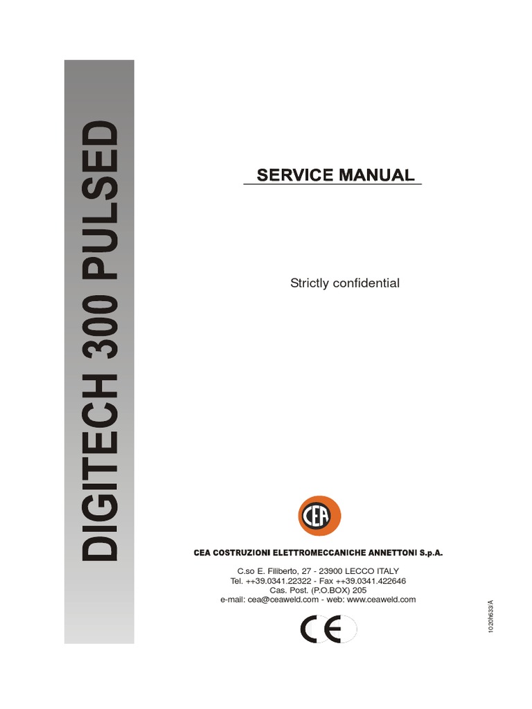 Service Manual Digitech 300 - EN Editável | PDF | Rectifier | Capacitor