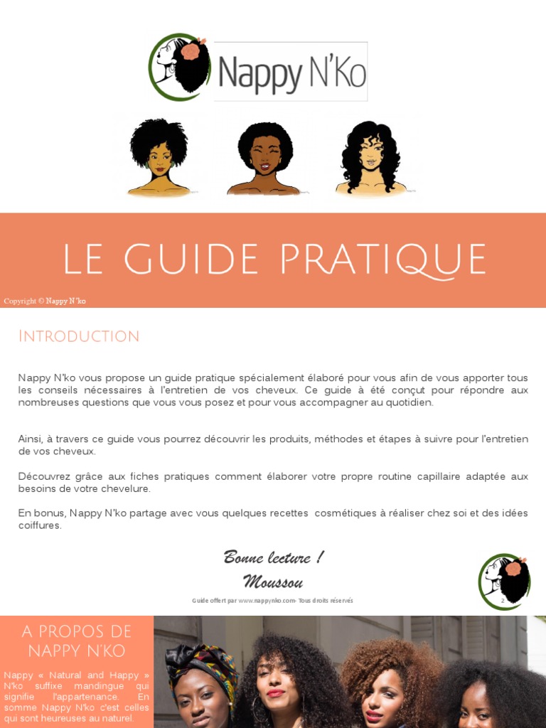 Guide - Nappy Nko | PDF | Shampooing | Cheveux