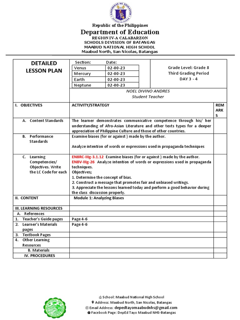 DLP-Q3-DAY-3-4 Biases | PDF