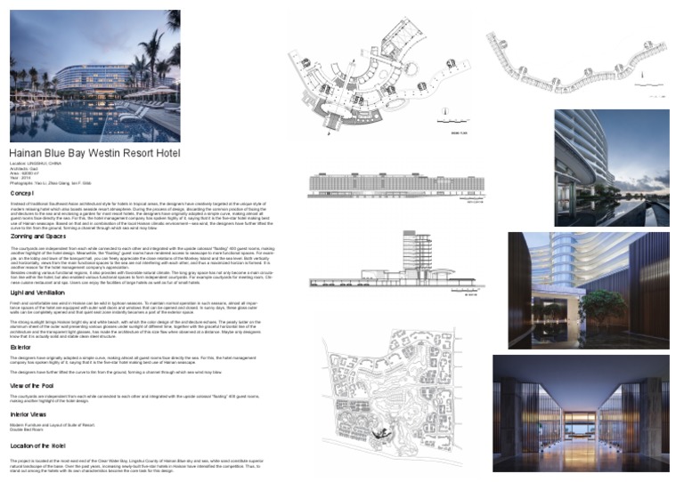 Hainan Blue Bay Westin Resort Hotel Case Study | PDF | Hotel ...