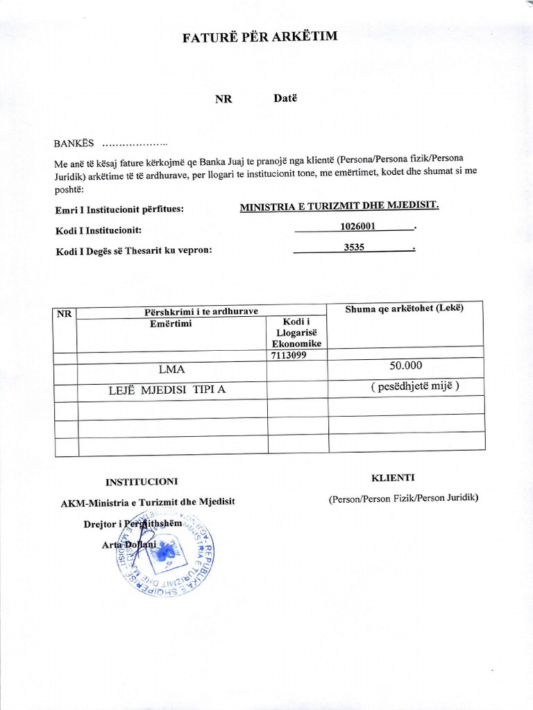 Leje Mjedisi Tipi A | PDF