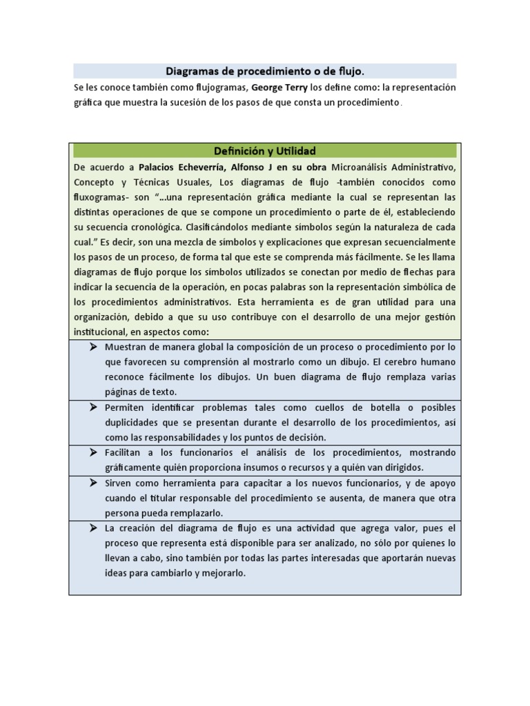 Diagramas de Flujo: Definición y Uso | PDF